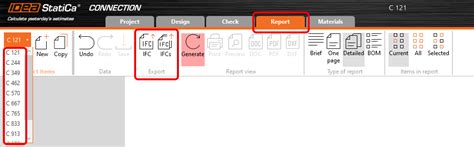 Exporting An Ifc File From Idea Statica Idea Statica
