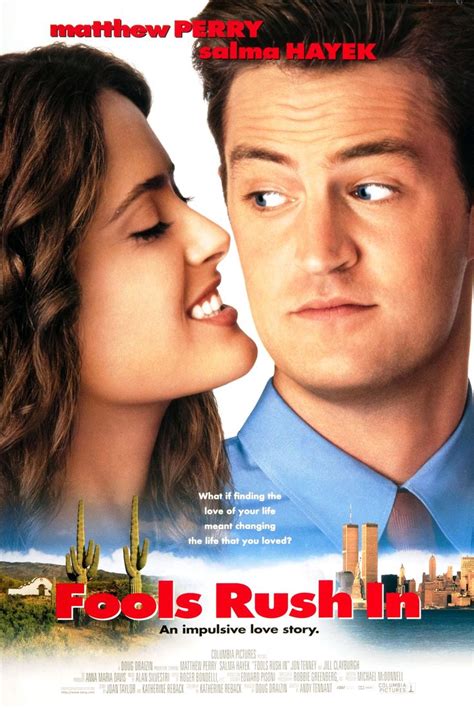 Fools Rush In Movie Poster 1997 Romantic Movies Matthew Perry