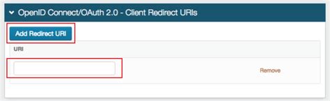 OpenID Connect And OAuth Configuration