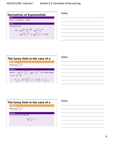 Lesson 14 Derivatives Of Logarithmic And Exponential Functions