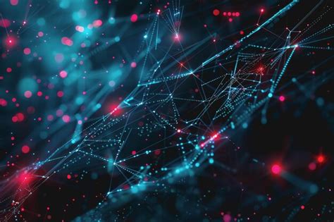 Global Network Connections Abstract Neural Networks Cyberspace