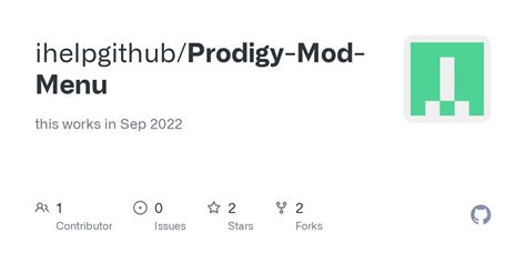 github ihelpgithub prodigy mod menu this works in sep 2022