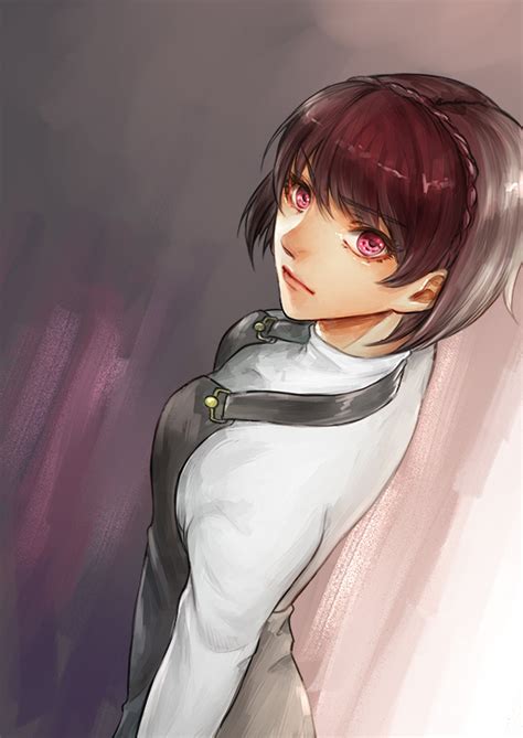 Niijima Makoto Persona And More Drawn By Etroveria Danbooru