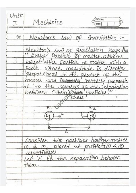 SOLUTION Bsc Physics Notes L Studypool