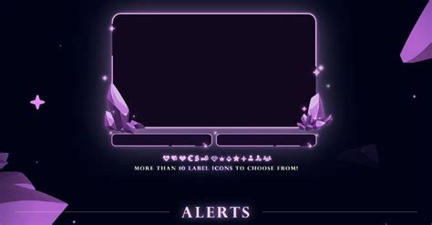 Free Crystalline Stream Overlay Pack [animated] On Behance Freelance Graphic Design Streaming