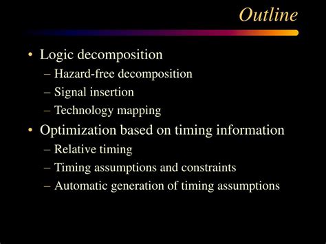 Ppt Introduction To Asynchronous Circuit Design Specification And Synthesis Powerpoint