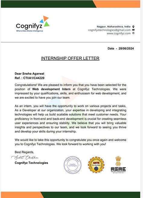 Sneha Agarwal On Linkedin Internship Technology Learning Professionalgrowth