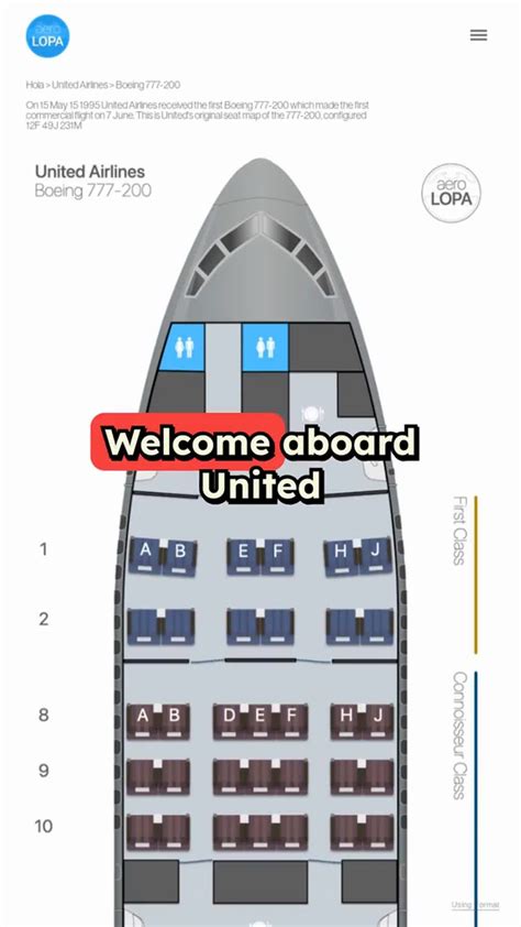 United Airlines Seating Chart