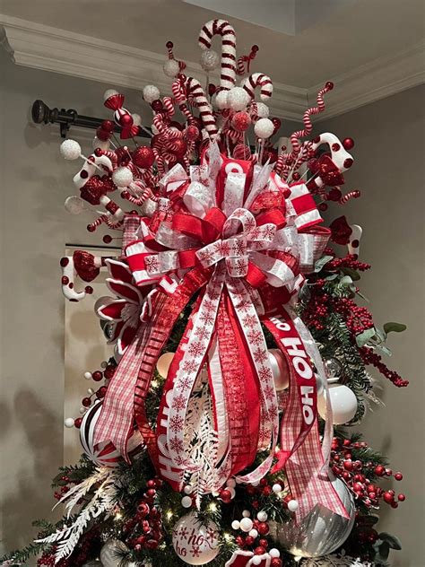 How To Make A Tree Topper Bow Sincerely Creative Mom