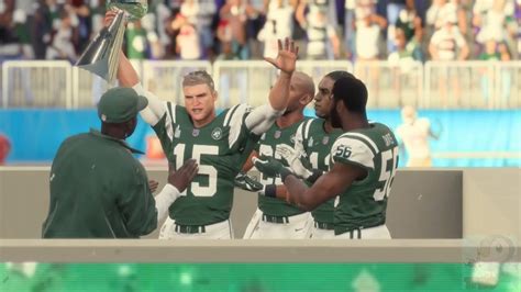 Madden Nfl 18 New York Jets Super Bowl Celebration Youtube