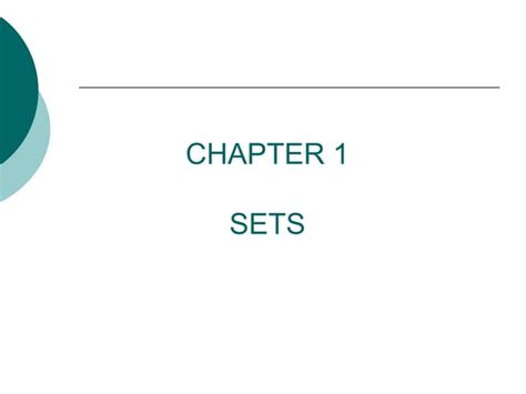 Setsppt And Its Operations Powerpoint Ppt