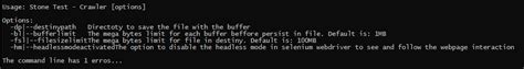 usage output should be formatted properly · issue 113 · matthiware