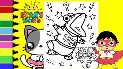 Ryans World Coloring Pages Gus