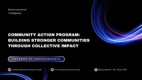 Community Action Program Building Stronger Communities Through