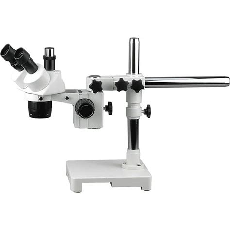 Amscope 5x 10x 15x 30x Trinocular Stereo Microscope With Single Arm