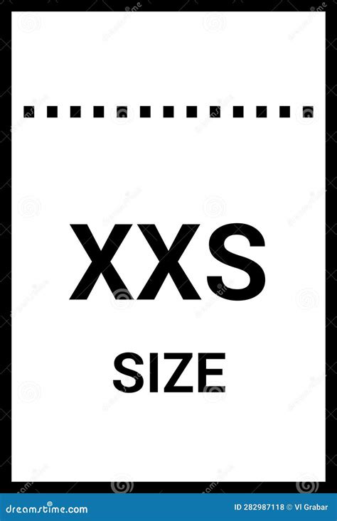 Symbols Of Clothing Size Icon Set Symbols Size Clothing Literal Measurement Standard Stock