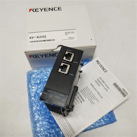 New Keyence Kv Xle02 Programmable Controllers Ethernet Unit 2 Port