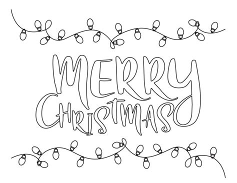 Free Printable Merry Christmas Bubble Letters