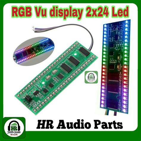 Jual Vu Meter Led Rgb 2x24 Stereo Spectrum Audio Level Indikator