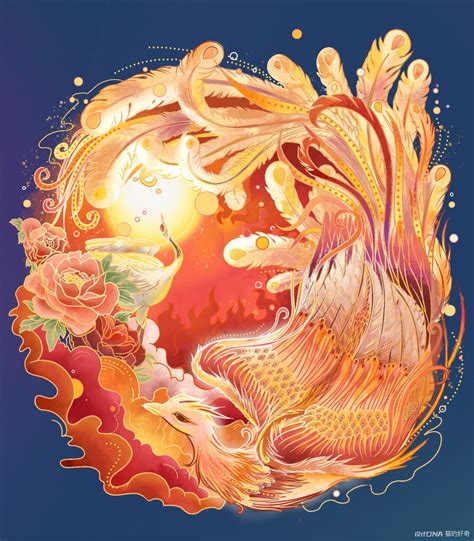 凤凰风格插画设计作品 设计人才灵活用工 设计dna