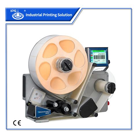 Vj9550 Videojet Label Applicator Thermal Print And Apply Labeler Machine 406017 Rh 107mm Barcode