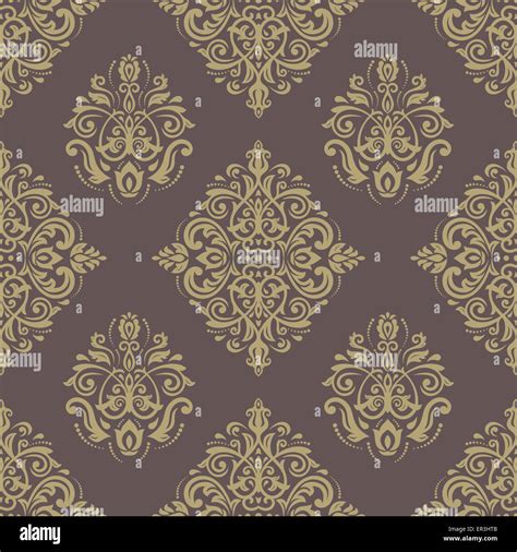 Damask Seamless Pattern Stock Photo Alamy