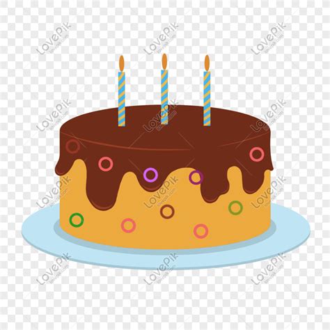 초콜릿 생일 케이크 Png 일러스트 무료 다운로드 Lovepik