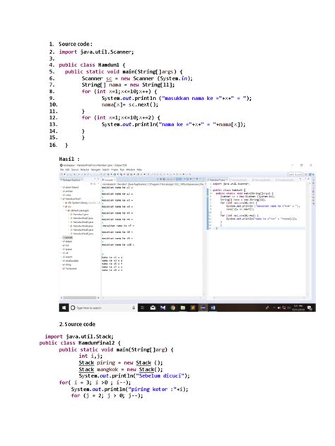 Muhammad Hamdun Fatahillah Ptik E Pdf Object Oriented Programming Software