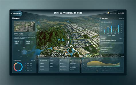 数据可视化大屏系列 产业园区总览 许墨 【68design】