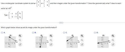 Solved 5 1 Use A Rectangular Coordinate System To Plot U