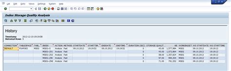 Sap Basis Rsoraisqn Report For Improving Index Quality In Oracle Db