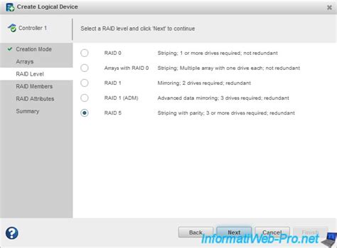 Create A Raid Volume From The Adaptec Maxview Storage Manager V3 Web Interface Raid