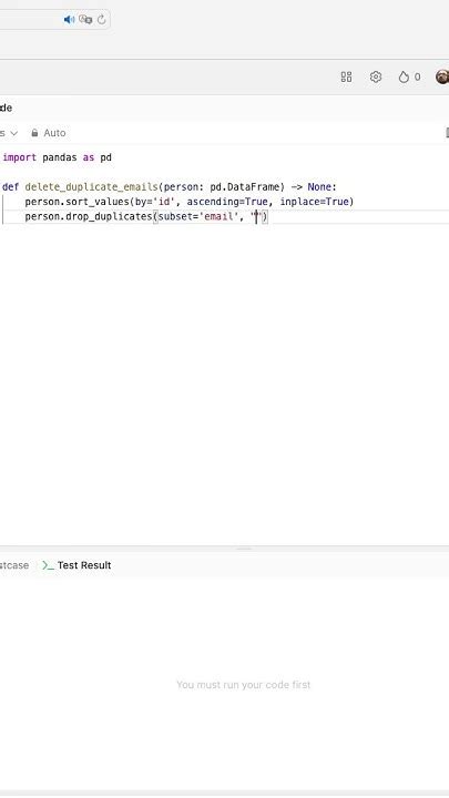 leetcode 196 delete duplicate emails coding python programming