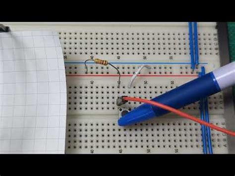 Push Button And Its Circuit Pull Up Pull Down YouTube