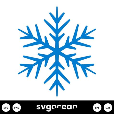 Frozen Snowflakes Svg Vector For Instant Download Svg Ocean — Svgocean