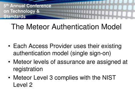 Ppt A Discussion On Project Meteor And Enterprise Authentication And