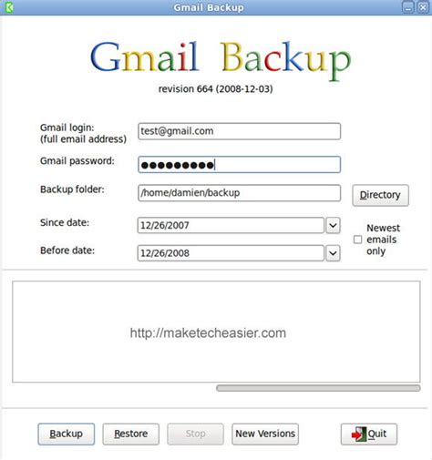 How To Backup Gmail In Ubuntu Intrepid Make Tech Easier