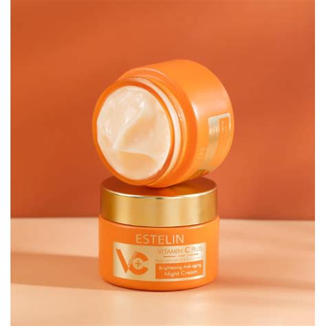 Estelin Vitamin C Plus Hyaluronic Acid Niacinamide Night Cream Dr Rashel