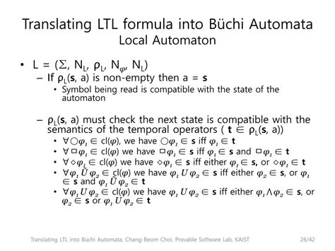 Ppt Translating Linear Temporal Logic Into Büchi Automata Powerpoint