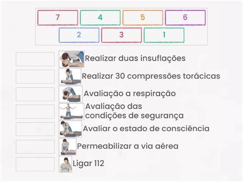 Ordena As Etapas Do Algoritimo Do Suporte Básico De Vida Сәйкестік