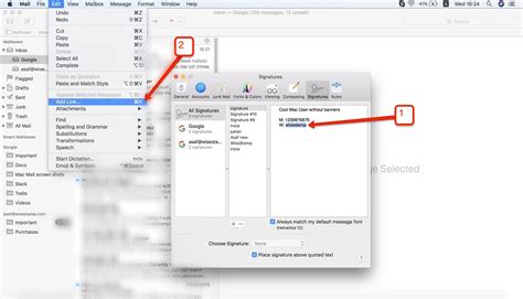 Add Mac Mail Signature Customize To Perfection In 2 Min