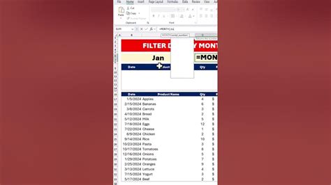 Dynamically Filter Data Like A Pro With Excels Filter Function Youtube