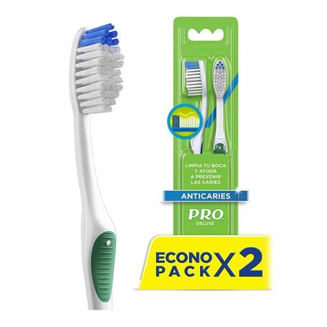 Cepillo Dental Pro Pro Deluxe 2 Pzas Walmart En Línea