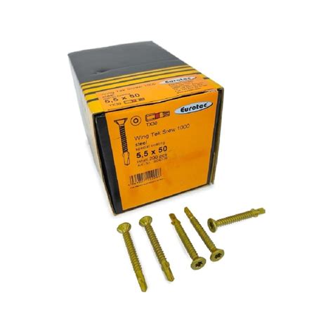Саморезы Eurotec Wing Tek Srew 1000 55x50 Tx30 потайной флюгель 200 шт 904339 выгодная