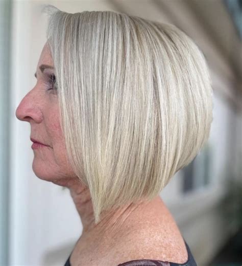 31 Stunning Bob Haircuts For Women Over 70 Fabbon