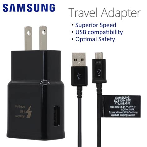 Samsung Original Fast Wall Charger Us Eu Plug For Galaxy S S Edge Note Adaptive Fast