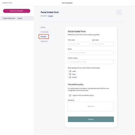Creating Forms In Mangomint Mangomint Salon And Spa Software