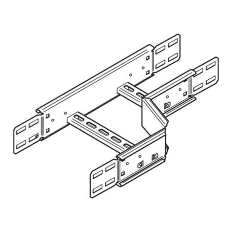 Swifts Medium Duty Pre Galvanised Steel Cable Ladder Right Hand Reducer