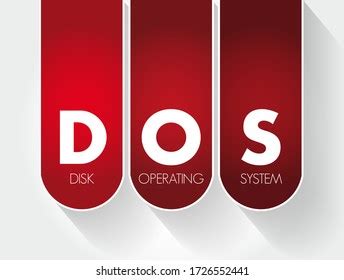 Dos Disk Operating System Computer Operating Stock Vector Royalty Free Shutterstock