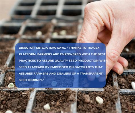 Telangana Agricultural University To Improve The Authenticity Of Seeds With Seed Traceability